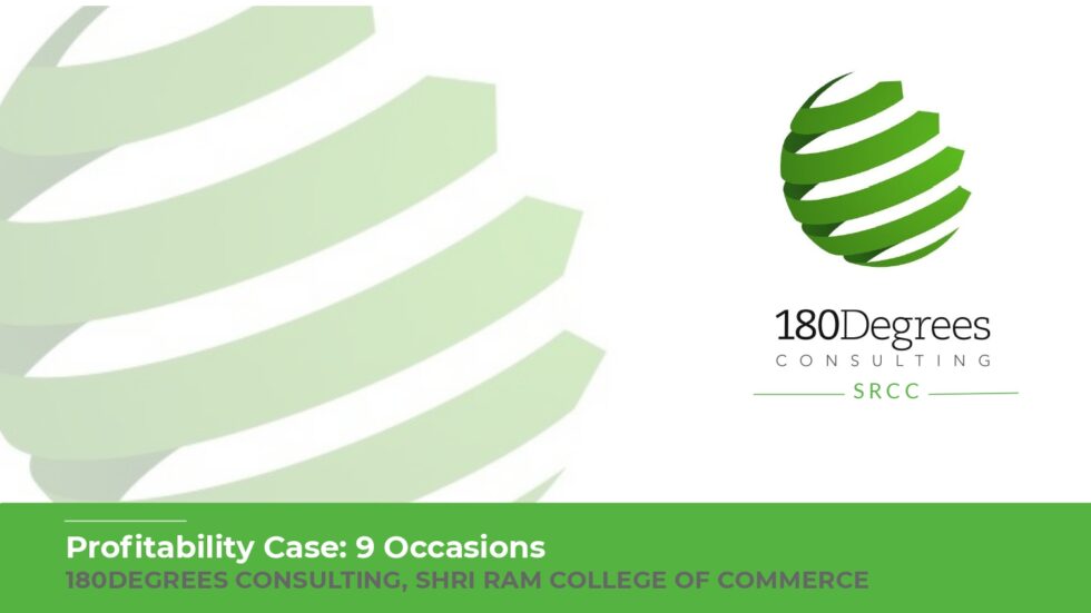 9 Occasions Solution | 180 Degrees Consulting, SRCC